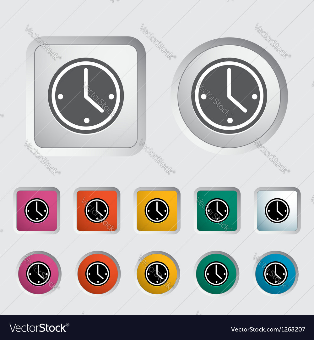 Clock Royalty Free Vector Image - VectorStock