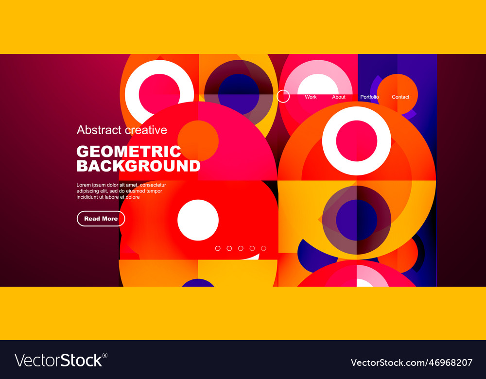 Simple circles and round elements pattern Vector Image