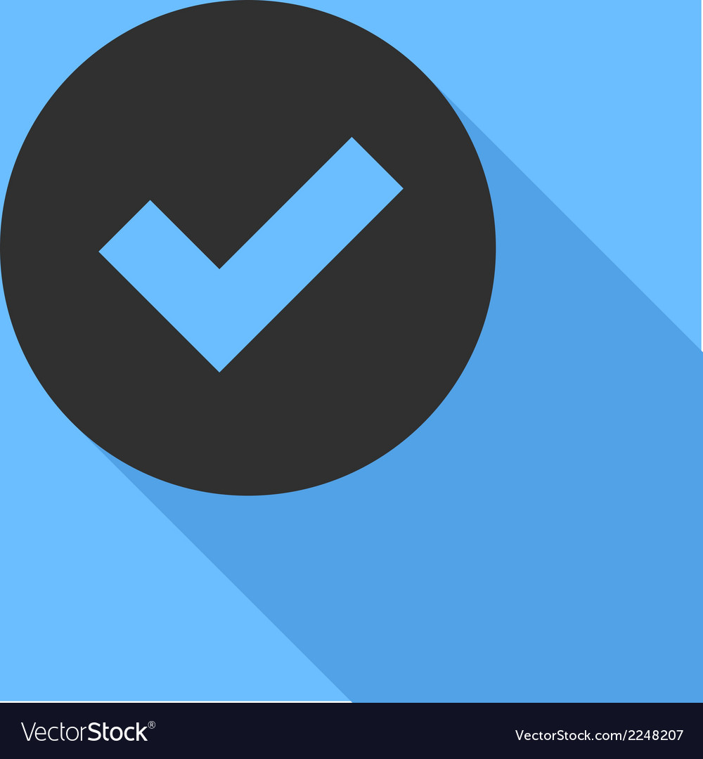 Tick Icon Royalty Free Vector Image - VectorStock