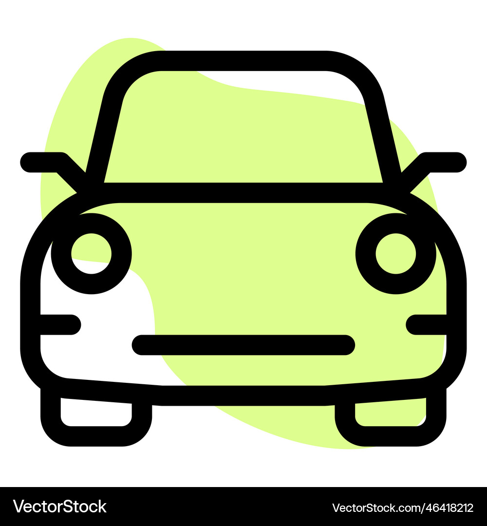 Car motor vehicle with wheels Royalty Free Vector Image