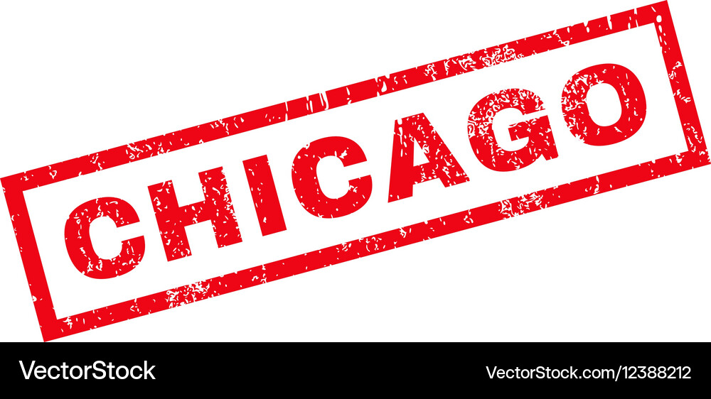 Chicago rubber stamp Royalty Free Vector Image