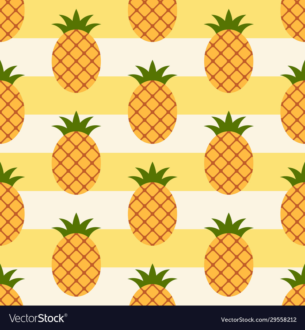 Pineapple pattern Royalty Free Vector Image - VectorStock