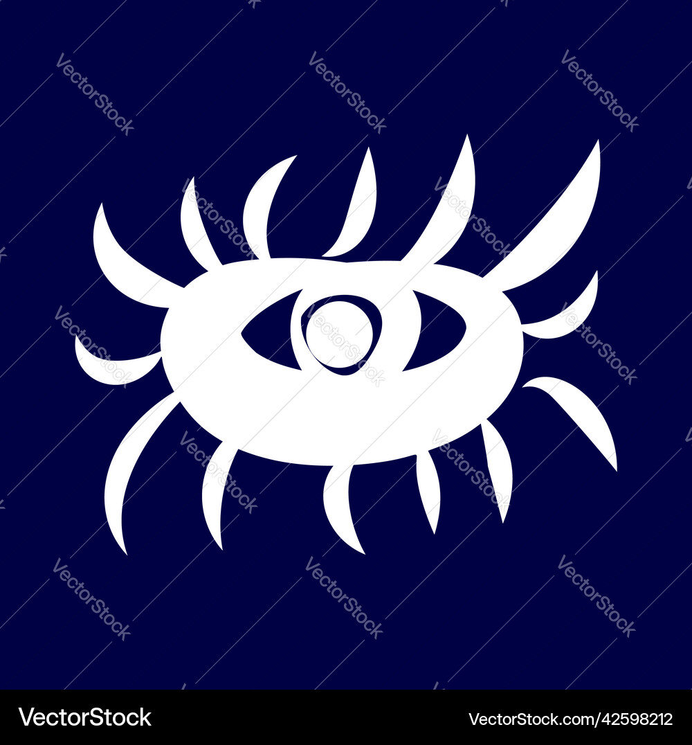 Symbol of eye Royalty Free Vector Image - VectorStock