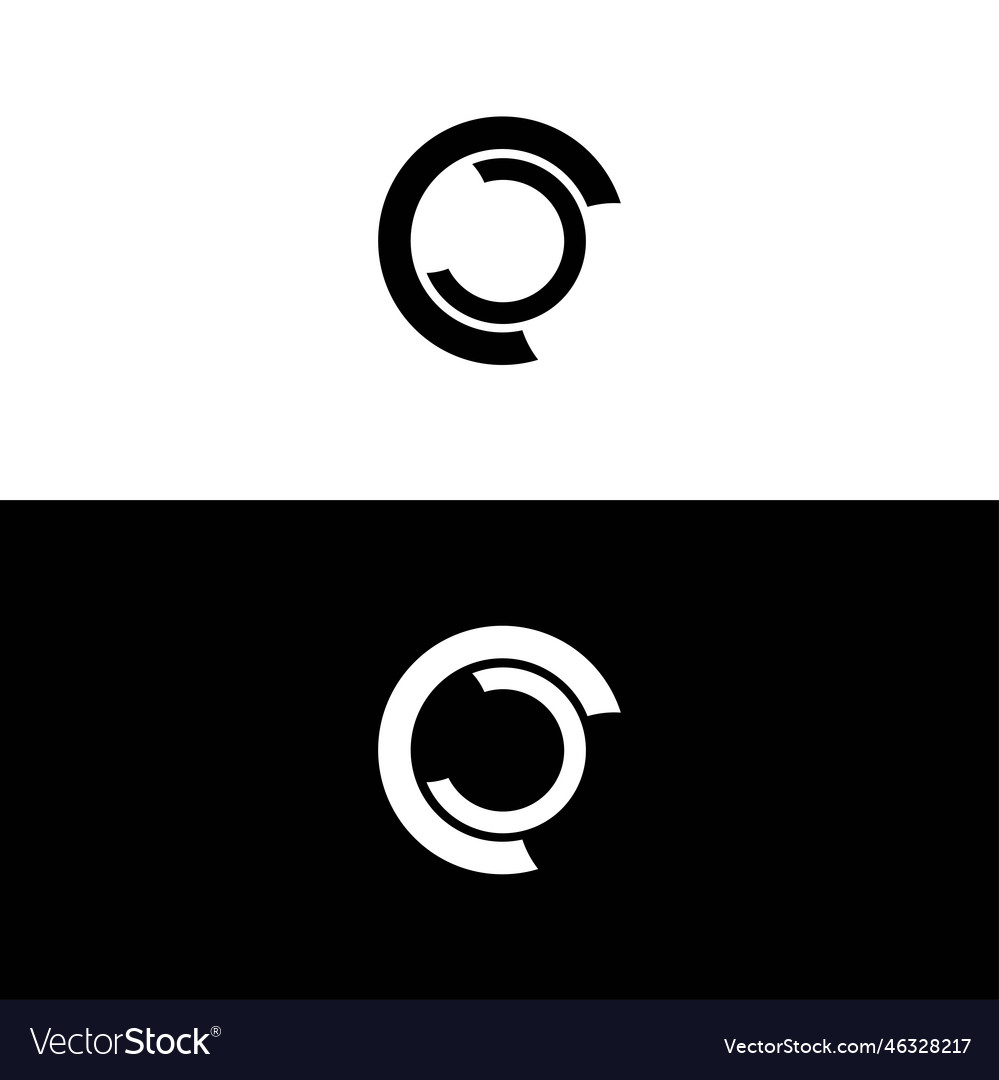 Abstract Circle Logo Icon Royalty Free Vector Image