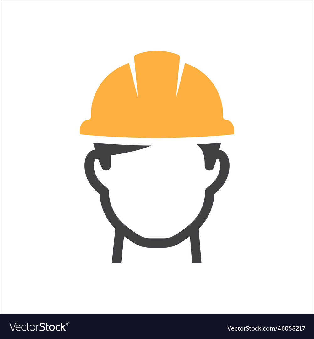 Construction worker icon Royalty Free Vector Image