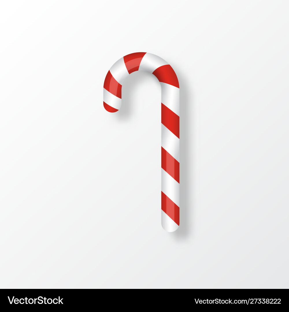 Isolated Candy Cane Royalty Free Vector Image - VectorStock