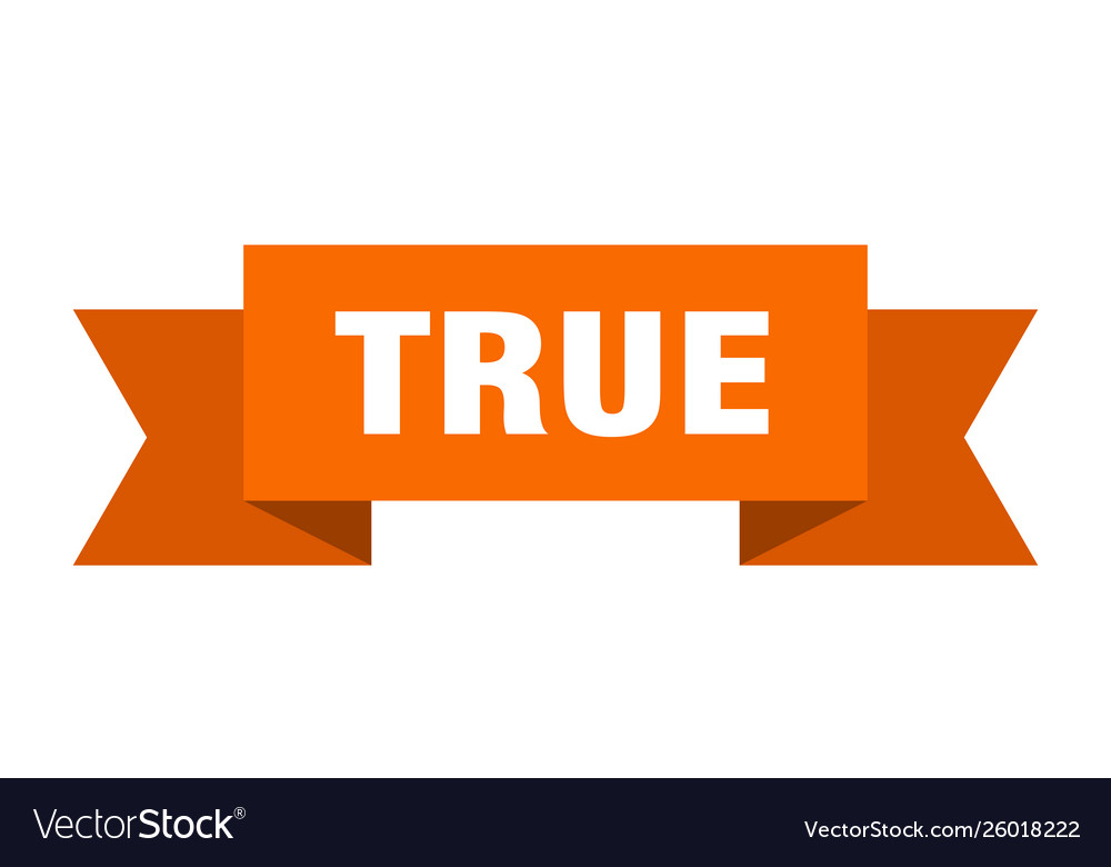 True Royalty Free Vector Image - VectorStock