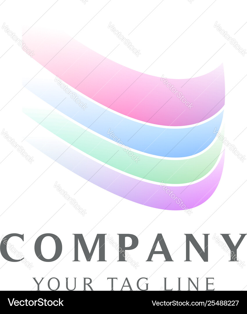 Abstract logo templates for carpet business Vector Image