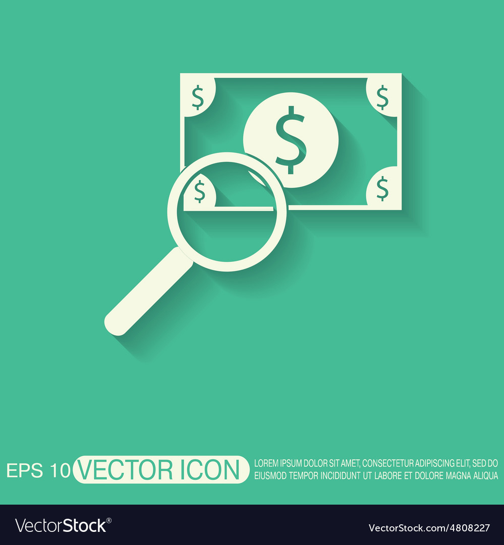 Dollar bill symbol of money Royalty Free Vector Image