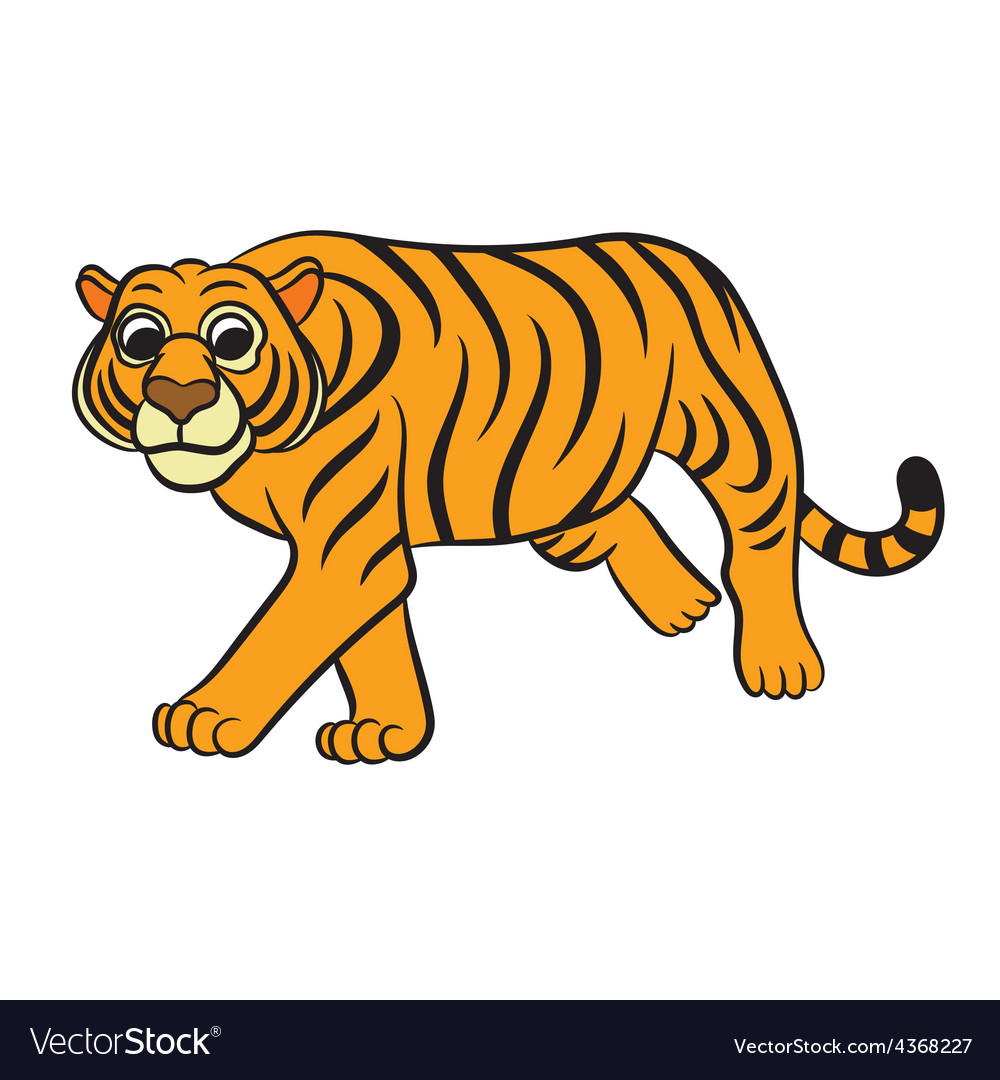 Tiger Royalty Free Vector Image - VectorStock