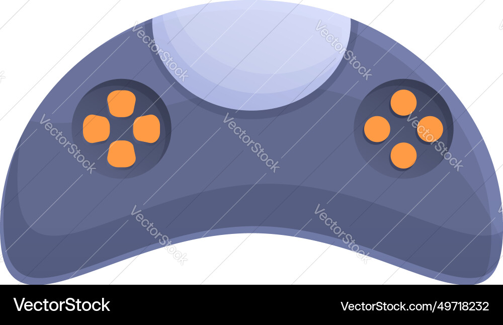 Retro joystick icon cartoon gamer Royalty Free Vector Image