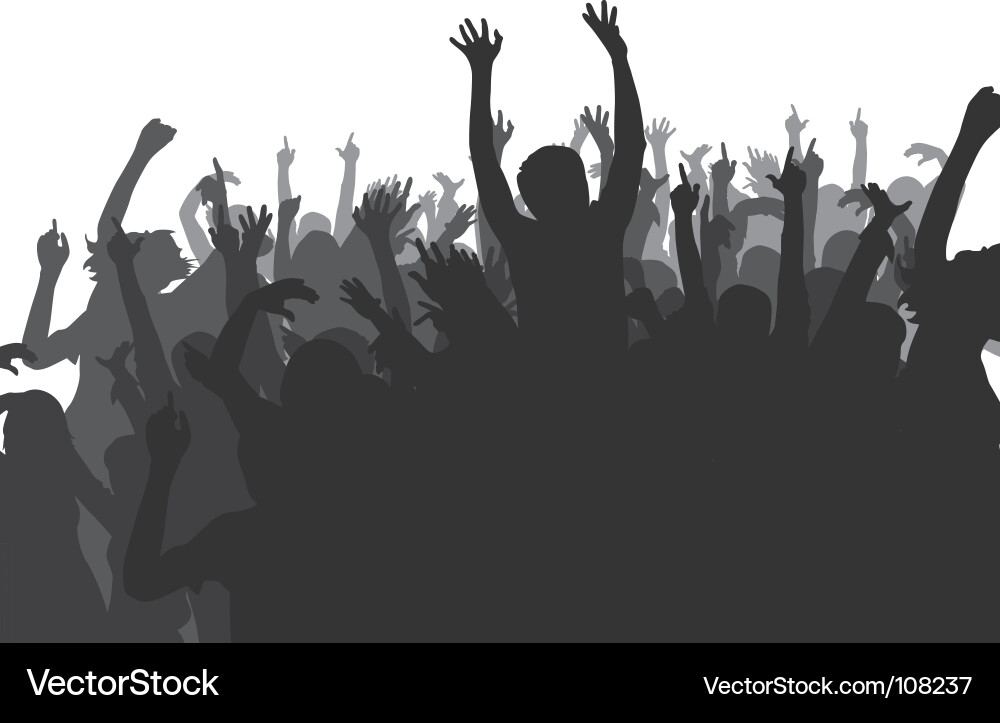 Hands silhouettes Royalty Free Vector Image - VectorStock
