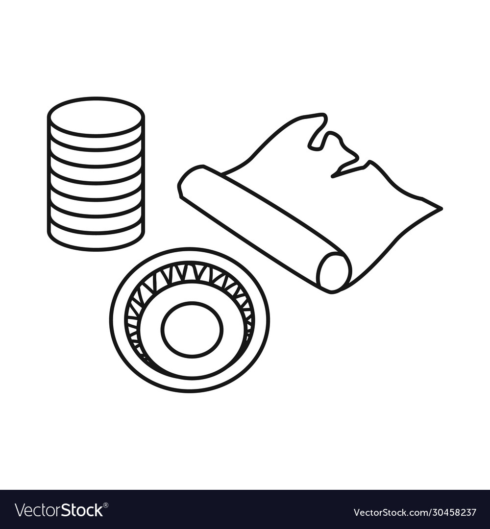 Plastic and tableware logo Royalty Free Vector Image