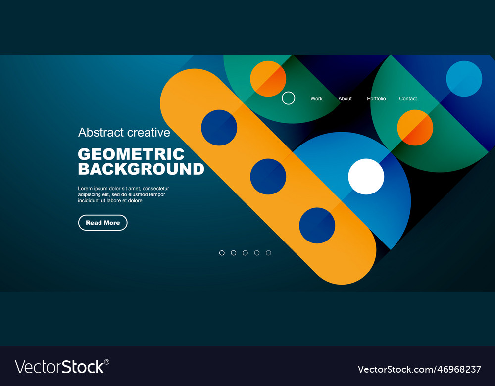 Simple circles and round elements pattern Vector Image