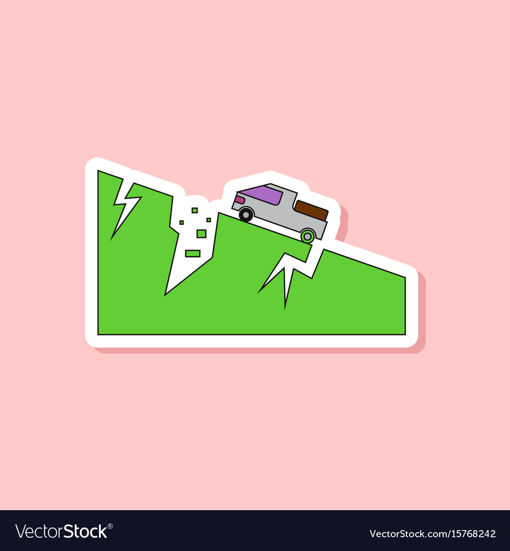 Paper Sticker On Stylish Background Natural Vector Image