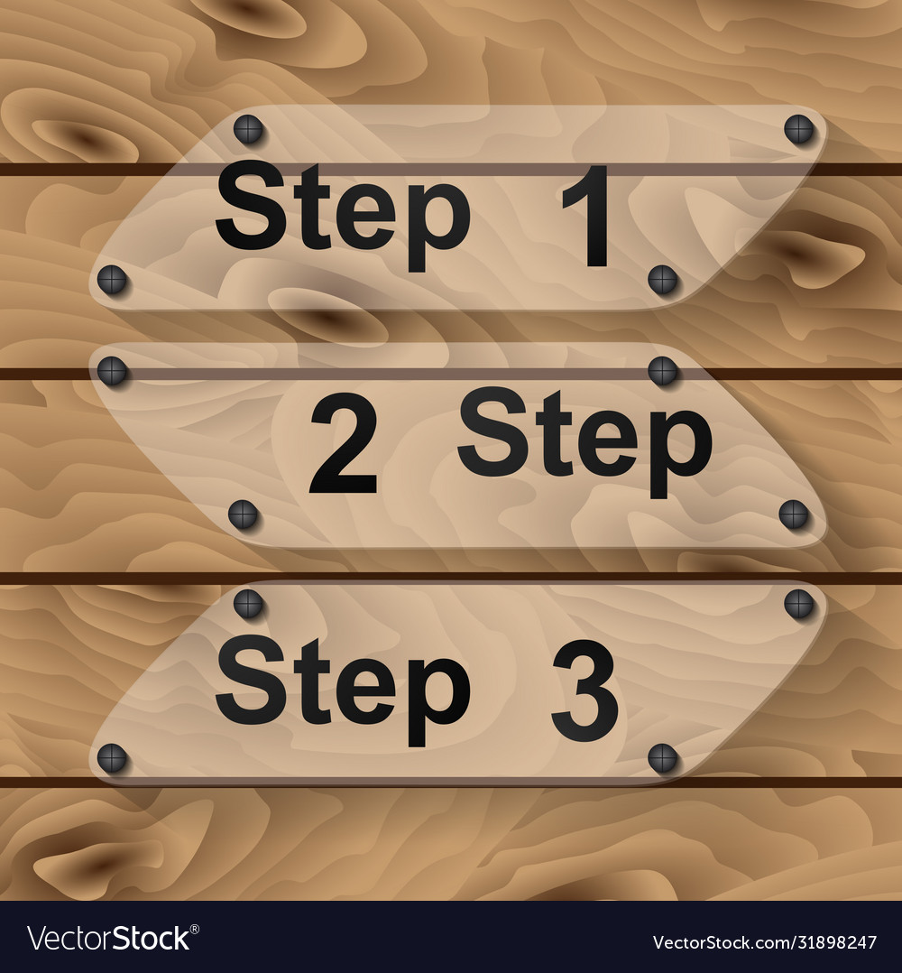 3d pointers for first second and third place Vector Image