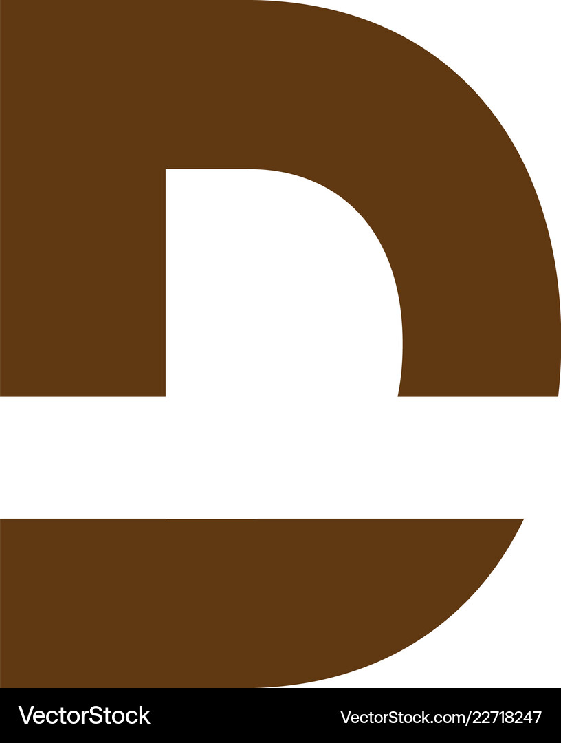 Luxury logotype premium letter d logo with modern Vector Image