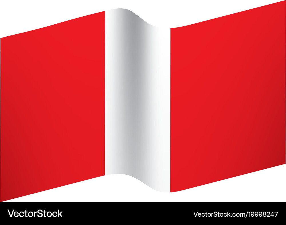 Peru flag Royalty Free Vector Image - VectorStock