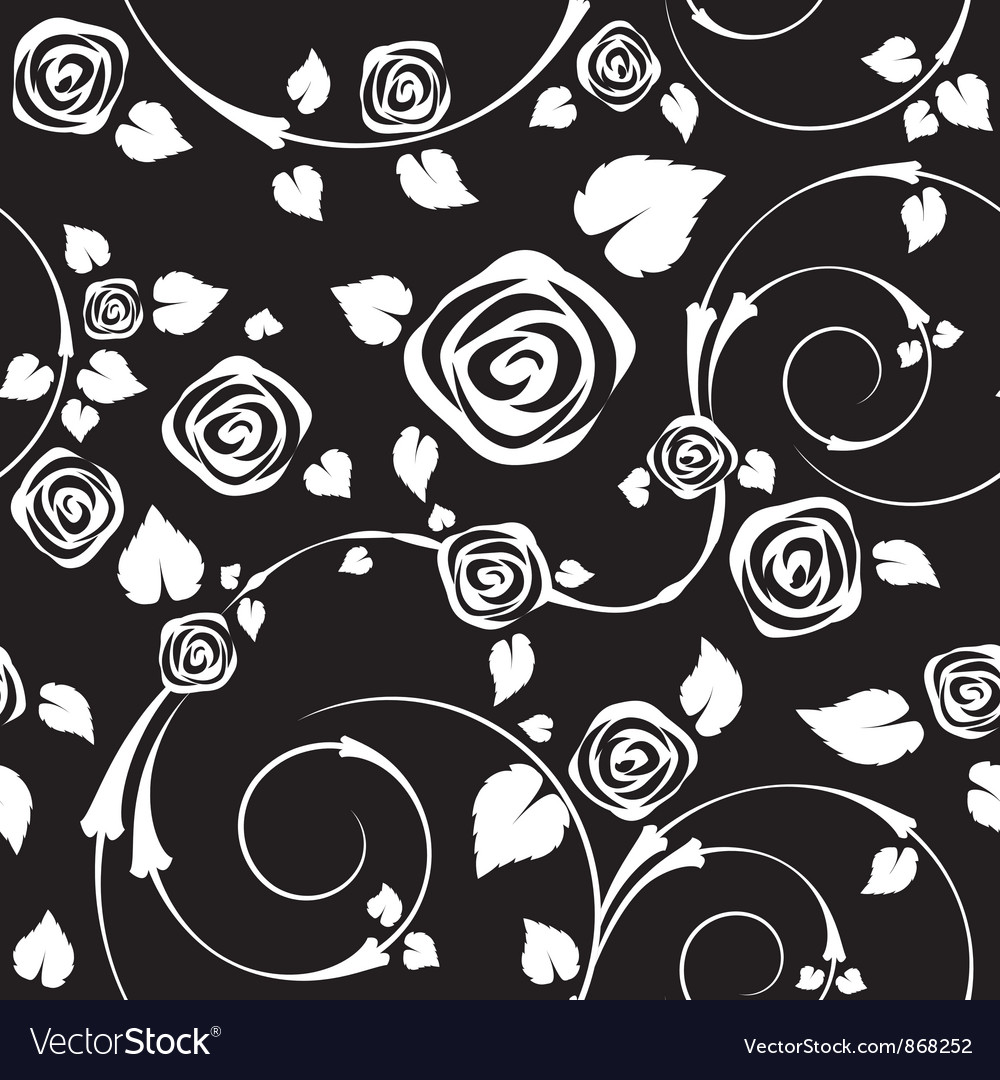 Abstract seamless floral background Royalty Free Vector