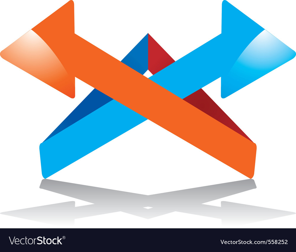 Arrows design elements Royalty Free Vector Image