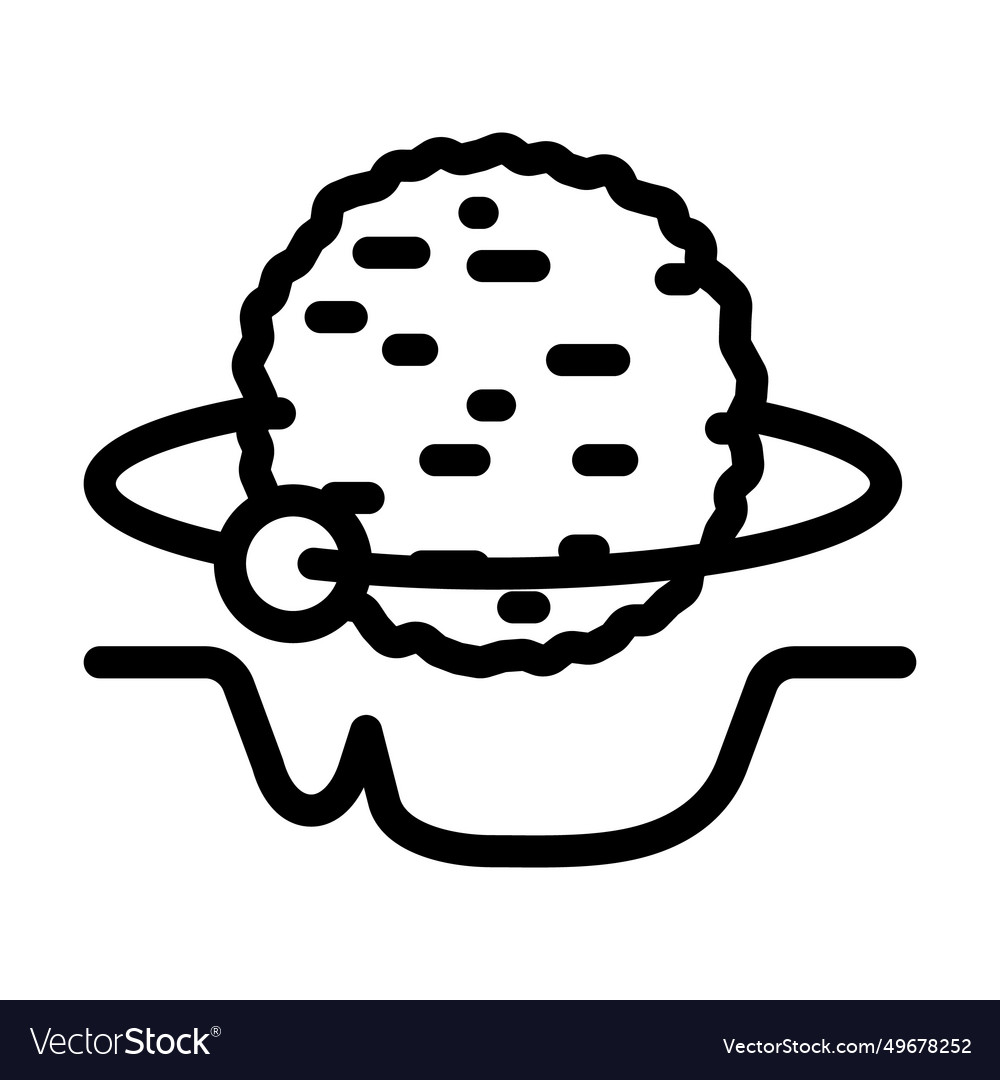 Exoplanet space exploration line icon Royalty Free Vector Exoplanet space exploration line icon Royalty Free Vector