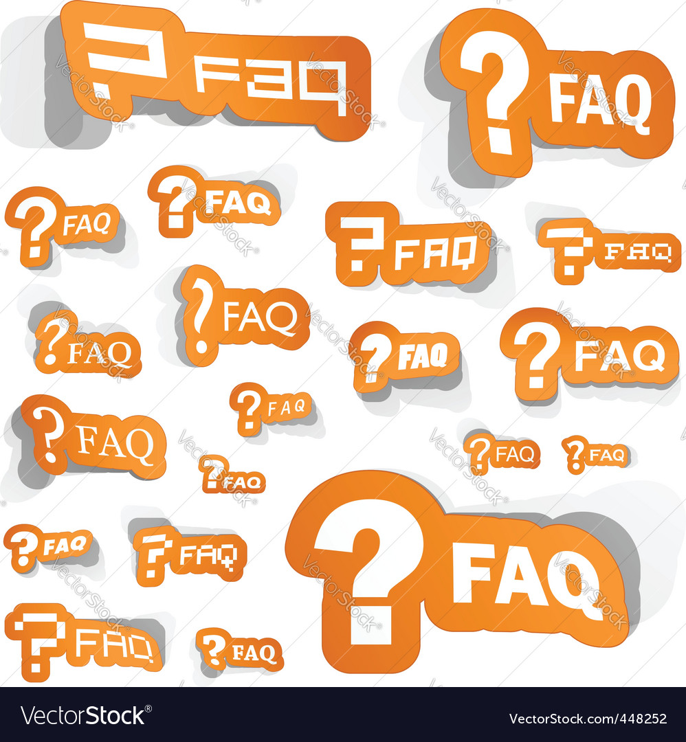 Faq Royalty Free Vector Image - VectorStock