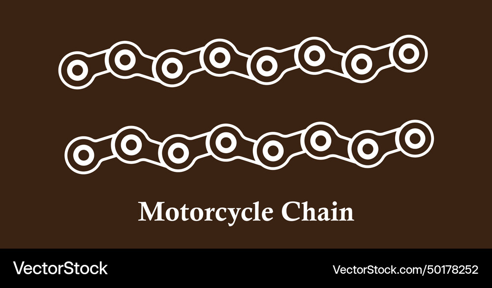 Motorbike chain icon Royalty Free Vector Image