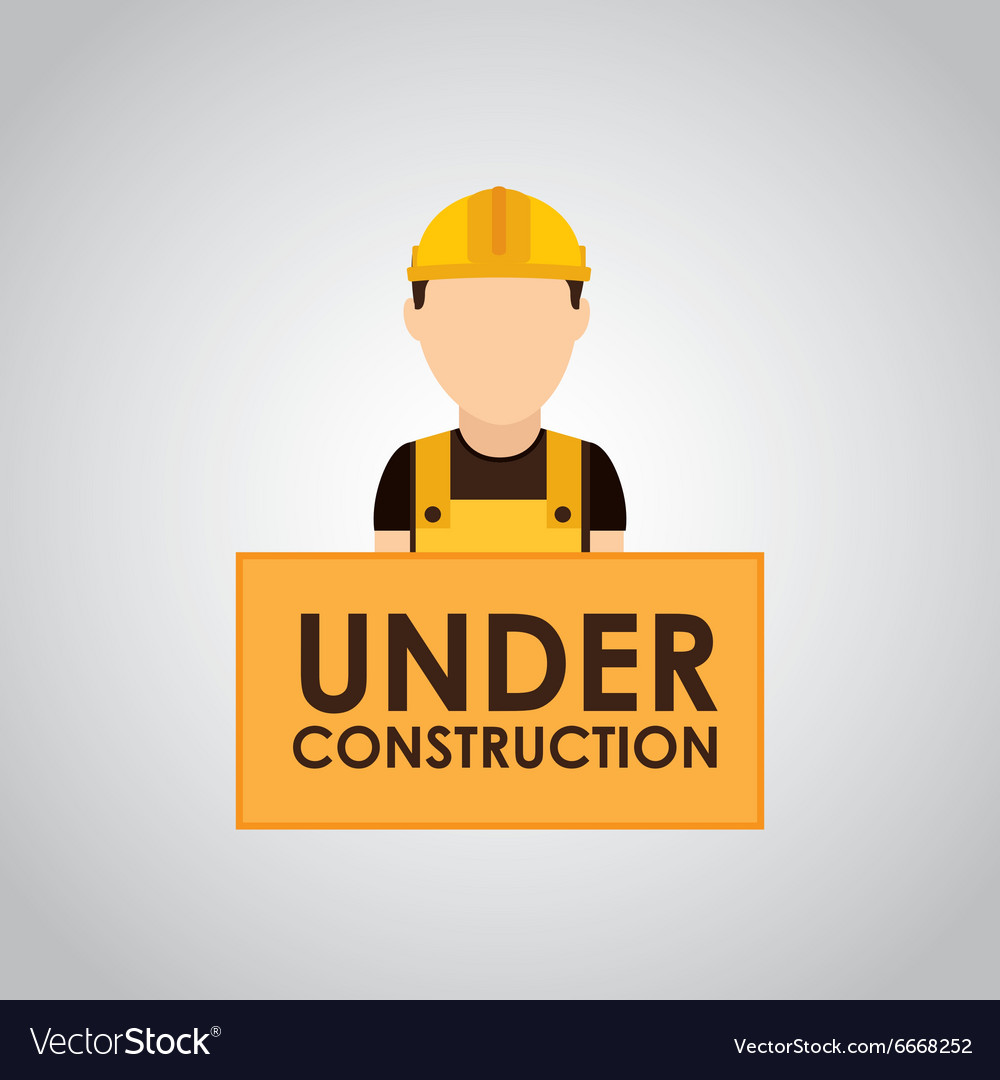 Under construction design Royalty Free Vector Image