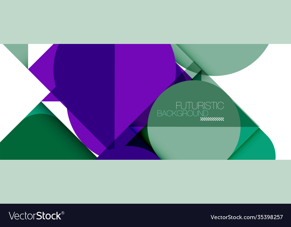 Clean minimal geometric abstract background Vector Image