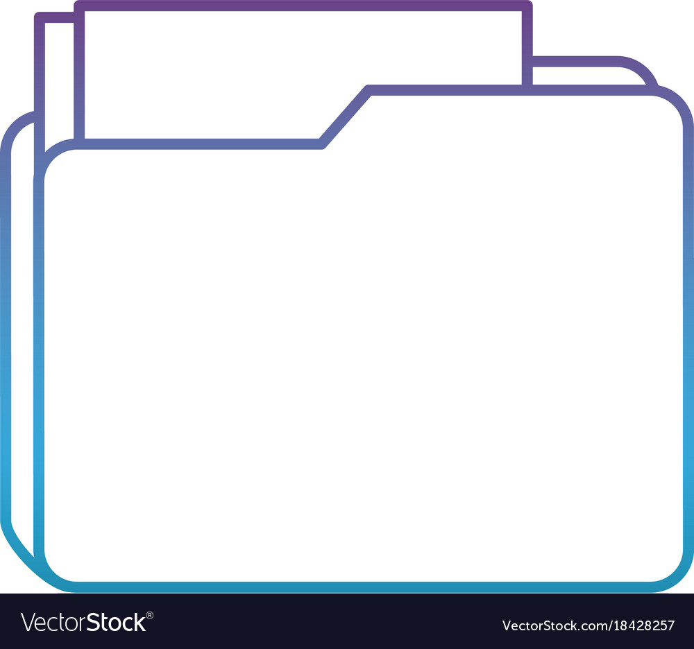 Document folder icon Royalty Free Vector Image