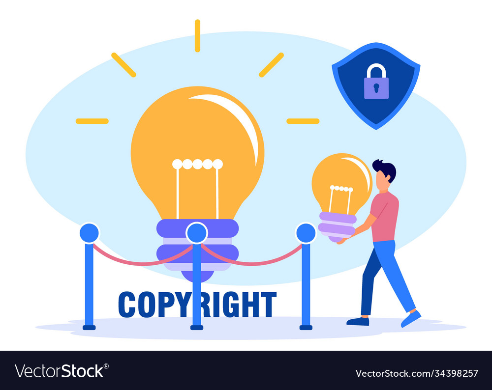 Graphic cartoon character copyright Royalty Free Vector