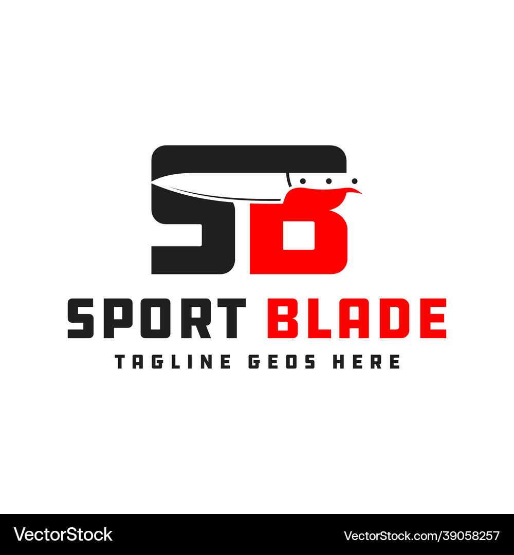 Knife throwing sports logo Royalty Free Vector Image