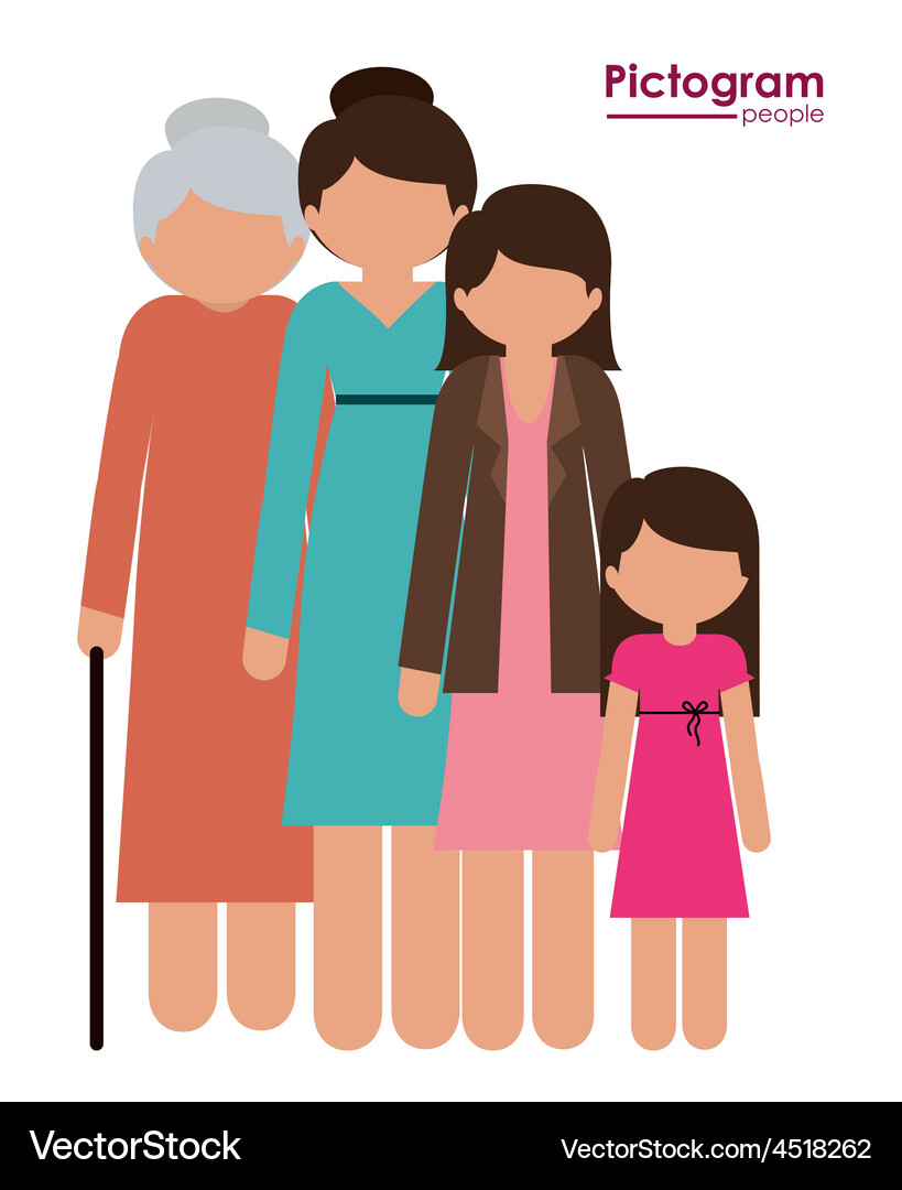 Family design Royalty Free Vector Image - VectorStock