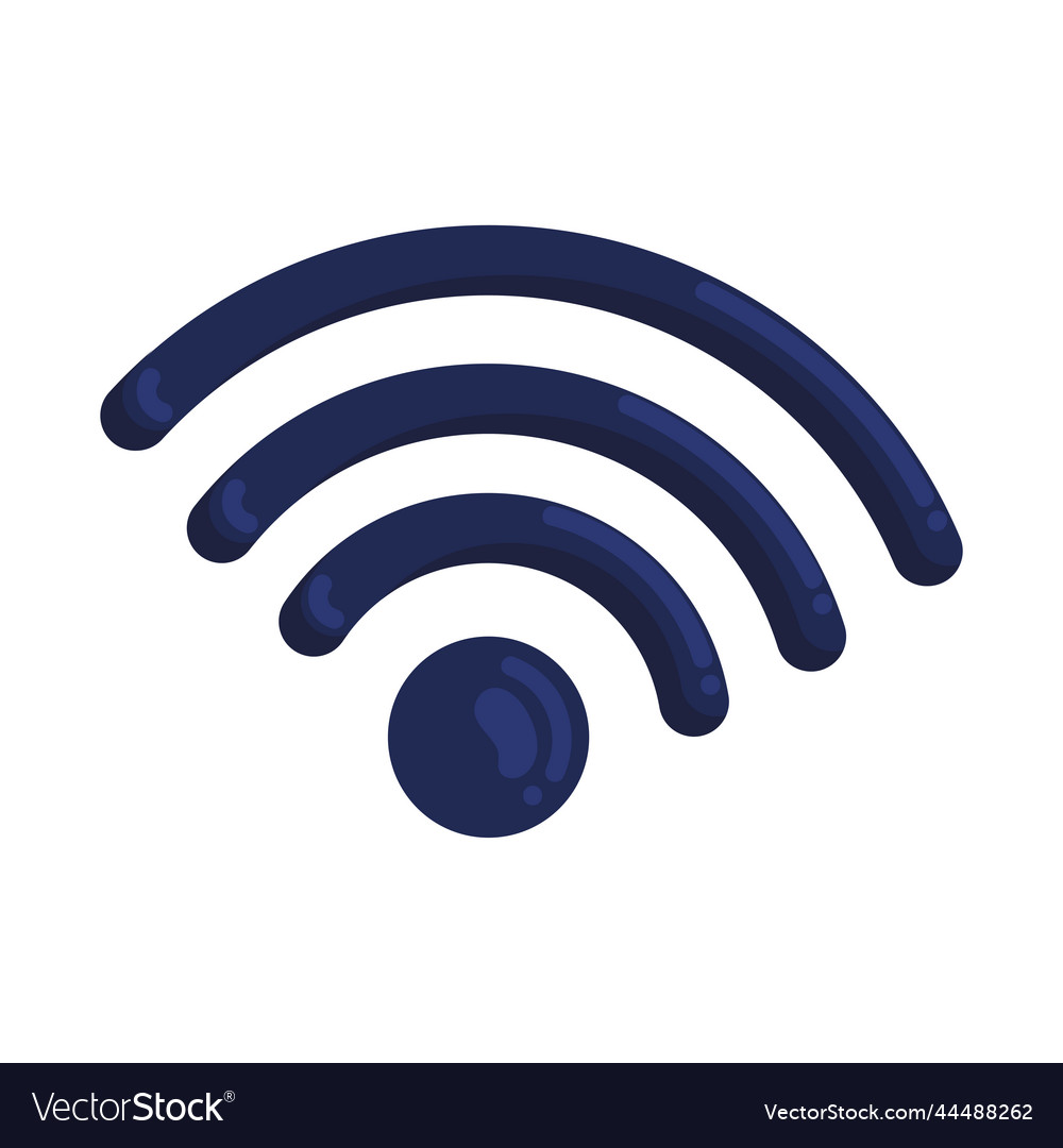 Wifi signal connection Royalty Free Vector Image