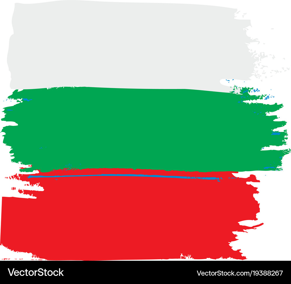 Bulgaria flag Royalty Free Vector Image - VectorStock