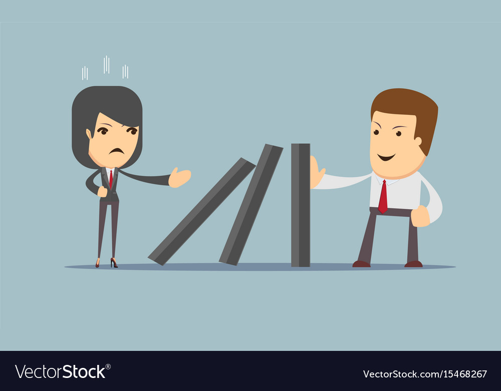 Difficulties on the road to success Royalty Free Vector