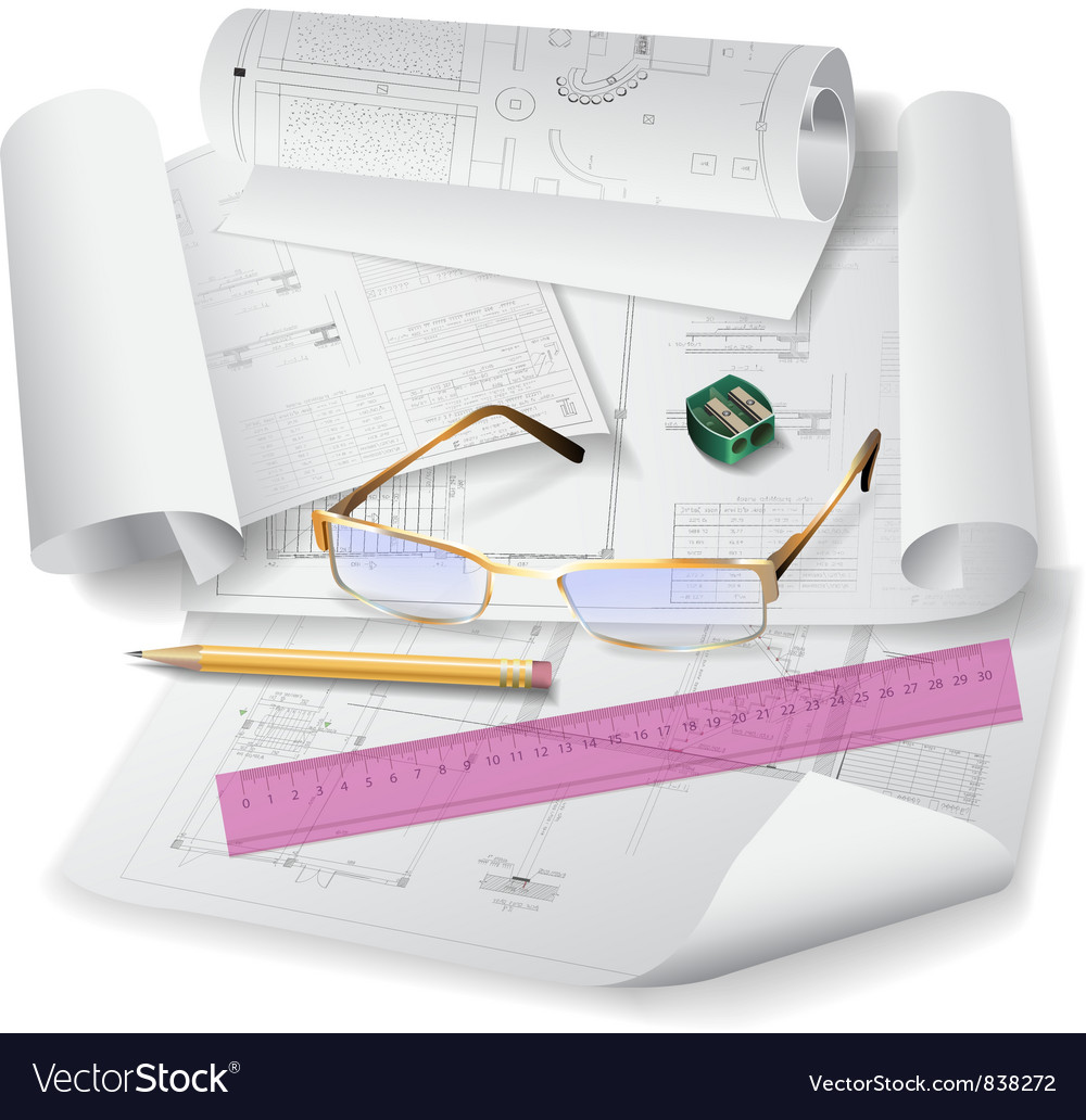 Architectural background Royalty Free Vector Image