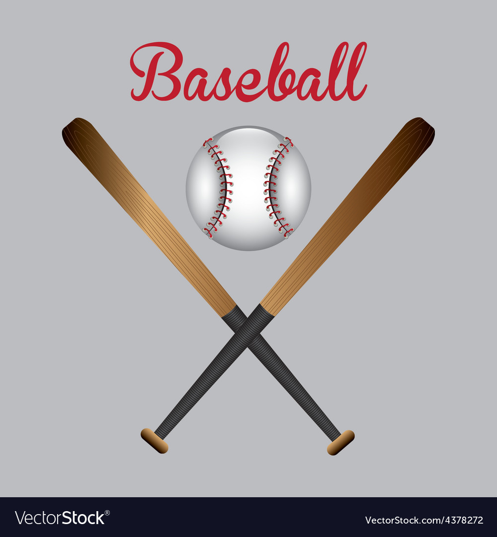 Baseball design Royalty Free Vector Image - VectorStock