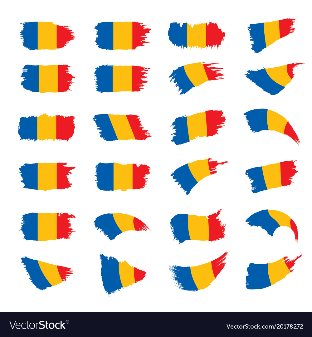 Chad flag Royalty Free Vector Image - VectorStock