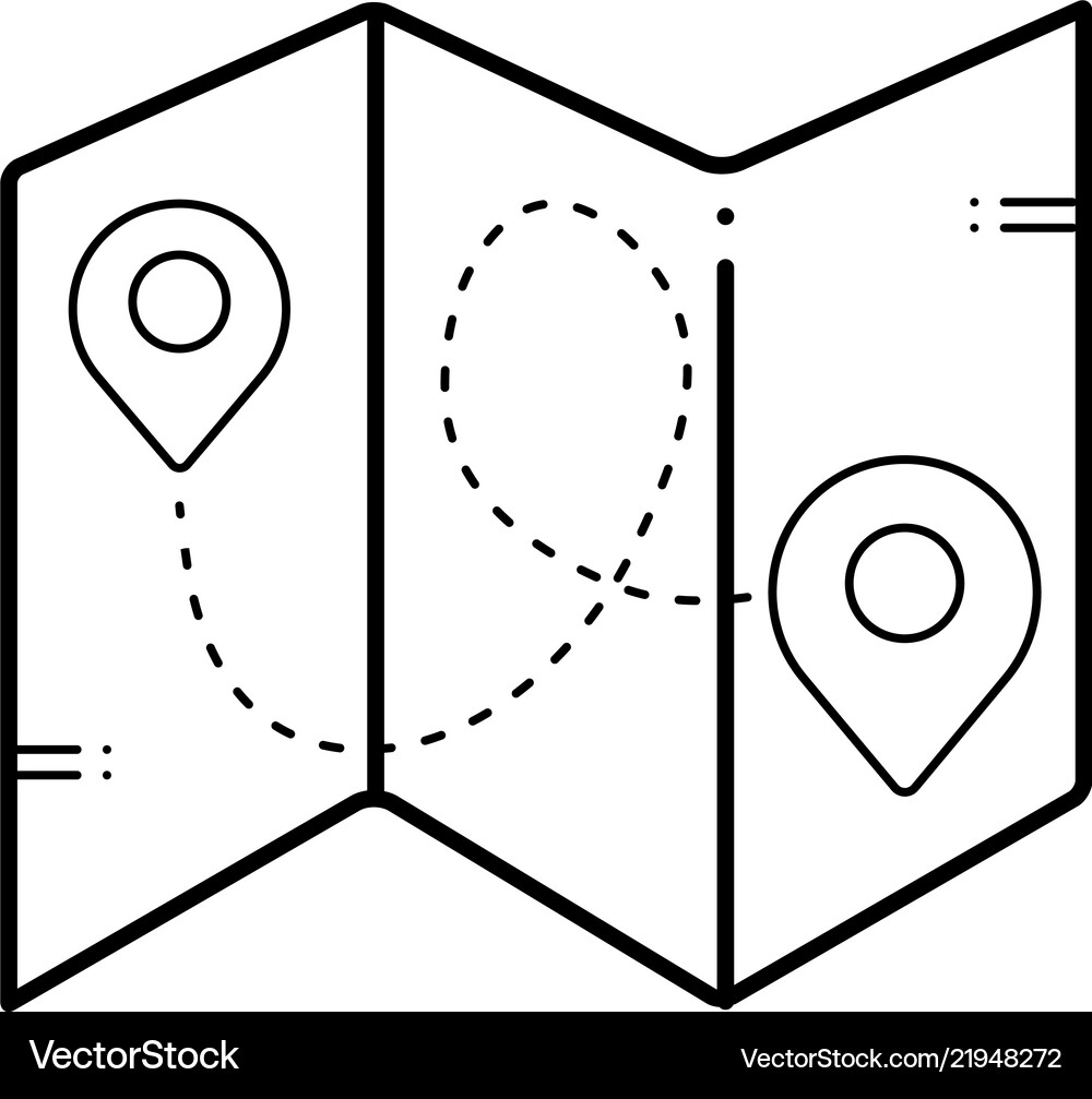 Maps Royalty Free Vector Image - VectorStock