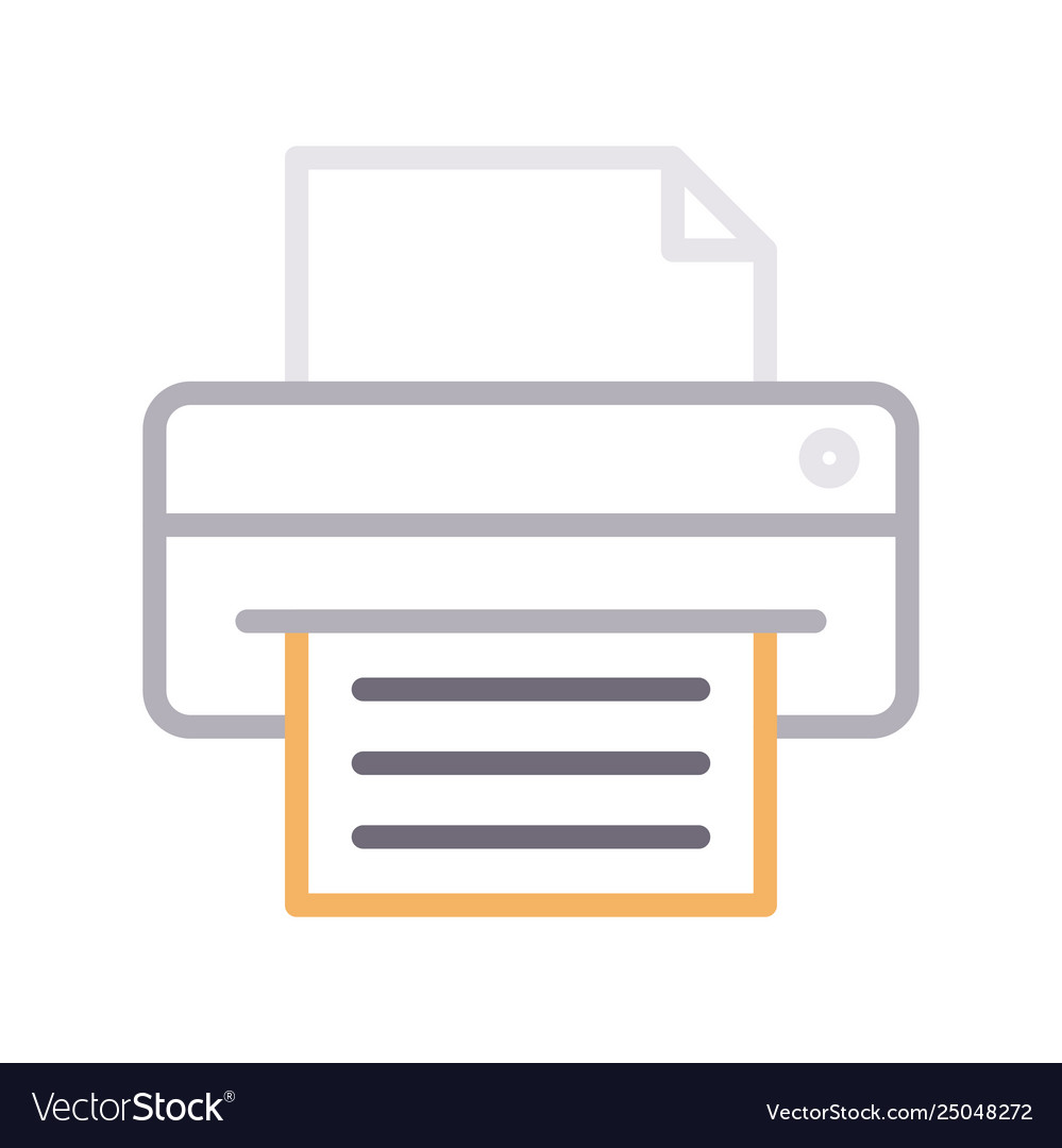Printer Royalty Free Vector Image - VectorStock