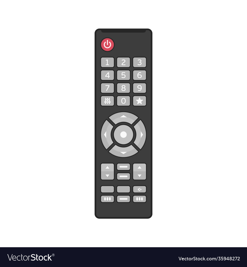 Remote tv control Royalty Free Vector Image - VectorStock