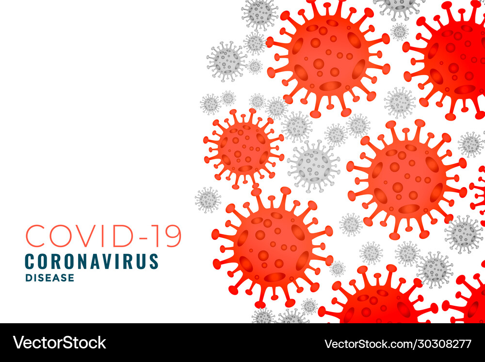 Covid-19 coronavirus infection outburst spread Vector Image