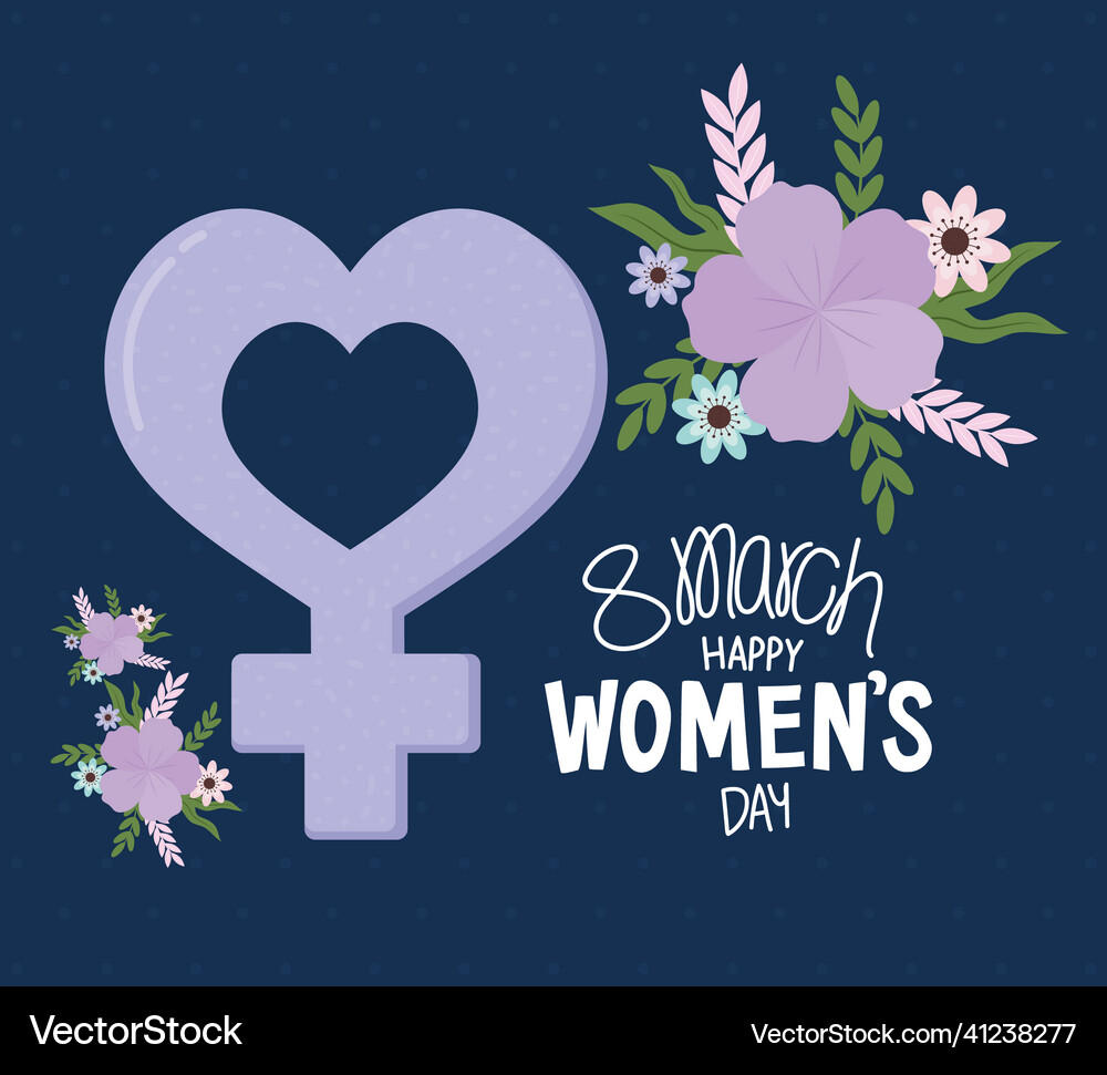 Happy women day design Royalty Free Vector Image