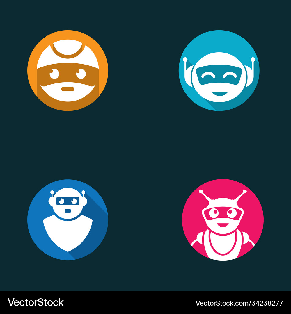 Robot symbol icon Royalty Free Vector Image - VectorStock