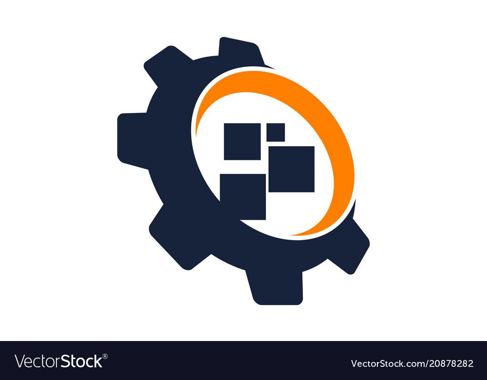 Gear app software Royalty Free Vector Image - VectorStock