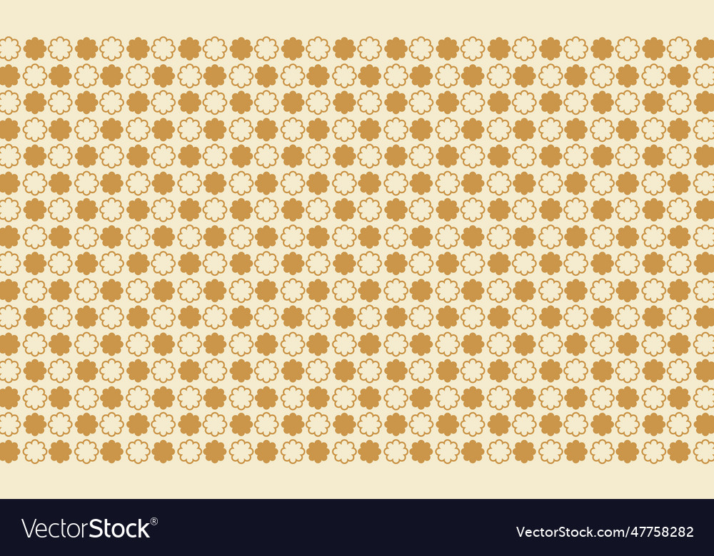Geometric pattern flowers Royalty Free Vector Image