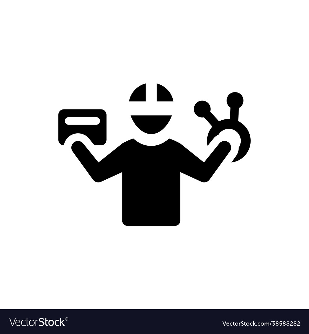Interactive reality icon Royalty Free Vector Image