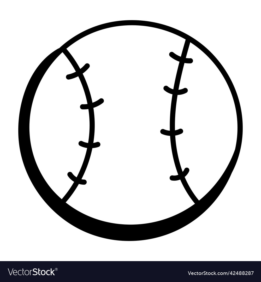 Baseball Royalty Free Vector Image - VectorStock