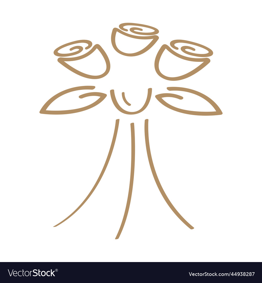 Flower element Royalty Free Vector Image - VectorStock